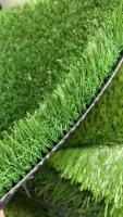 China Non-Infill Artificial Grass Turf for Football Soccer Field 40mm 21000 Dtex UV Resistant for sale