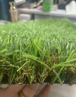 China Synthetic Grass 40mm Height School Soccer Lawn Artificial Turf Roll Green Artificial Grass Carpet For Football Field for sale