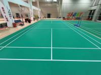 China Professional PVC Indoor Sports Flooring 4.5-10mm Thickness with 1.8m Roll Width - Custom Wear-Resistant Synthetic Flooring for sale