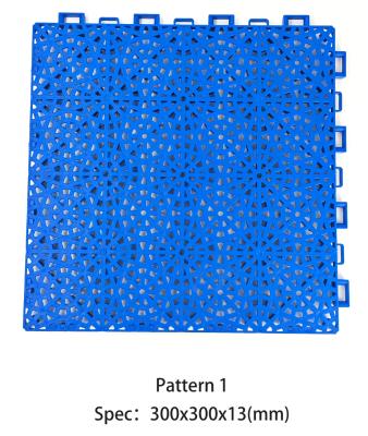 China Custom Polypropylene Basketball Court Flooring Tiles - Multi-Purpose Sports Surface with Wood Floor Performance for sale