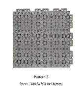 China Polypropylene Interlocking Floor Tiles with High Compression Resistance and Quick Installation for Sports Courts for sale