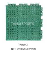 China PP Interlocking Floor Tiles 300x300mm 13mm Thick for Sports Courts Quick Delivery for sale