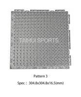 China PP Interlocking Floor Tiles 300x300mm 13mm Thick for Sports Courts Quick Delivery for sale