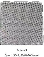 China Outdoor Basketball Court Flooring Plastic Modular Tiles 300x300mm 13mm Thick for sale