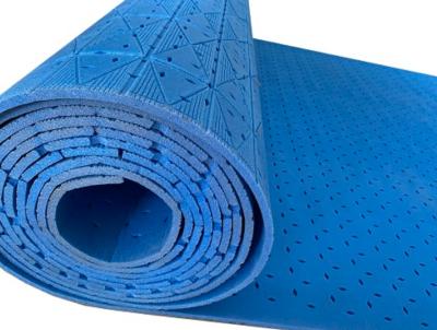 China Underlay Shock Pad 8mm 10mm 12mm with Fleece for Artificial Grass Soccer Field for sale
