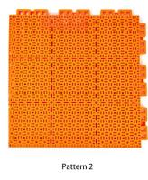 China PP Interlocking Floor Tiles 300x300mm 13mm Thick for Basketball Tennis Soccer Courts for sale