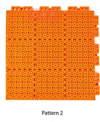 China PP Material Basketball Sport Flooring Tiles 304.8mm Wear-Resistant Click-Lock System for Sports Venues for sale
