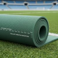 China FIFA Certified Shock Pad Underlay 10mm 15mm PE Foam for Artificial Grass Sports Fields for sale