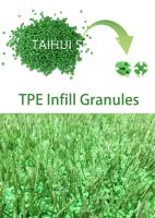China UV-Resistant Eco-Friendly TPE Infill Granules with Excellent Shock Absorption for Artificial Grass for sale