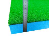 China 30-80mm HIC/CFH Tested Shock Absorbing Playground Shock Pad with High Water Permeability Artificial Grass Puzzle Pad for sale