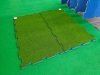 China Custom HIC/CFH Tested Playground Shock Pad with 30mm-80mm Thickness and High Water Permeability for Artificial Grass Underlay for sale