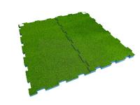 China Custom HIC/CFH Tested Playground Shock Pad with 30mm-80mm Thickness and High Water Permeability for Artificial Grass Underlay for sale