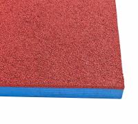China EPDM Sheet Shock Pad 20-100mm Thickness High Water Permeability Shock Absorbing Rubber Floor Mat for Playground for sale