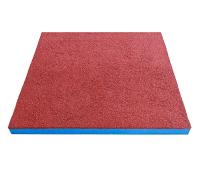 China EPDM Sheet Shock Pad 20-100mm Thickness High Water Permeability Shock Absorbing Rubber Floor Mat for Playground for sale