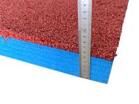 China EPDM Sheet Shock Pad 20-100mm Thickness High Water Permeability Shock Absorbing Rubber Floor Mat for Playground for sale