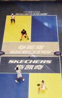 China Vinyl Sports Flooring 2mm/2.5mm/3mm Thickness Pickleball Flooring Full Roll Multi-purpose for sale