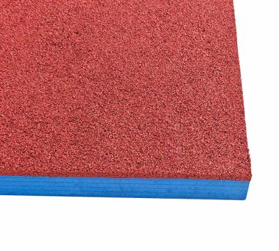 China Shock Pad EPDM Sheet High Water Permeability Shock Absorbing Rubber Floor Mat For Playground Cushioning Layer Underlay for sale