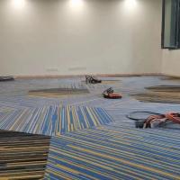 China Commercial Room Plush Printed Luxury Carpet Tiles 50x50 60.96x60.96 Tile Hotel Carpet for sale