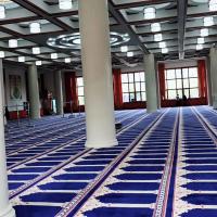 China High Pile Cut Pile Mosque Prayer Carpet Roll for Mosque Wall to Wall Prayer Area for sale