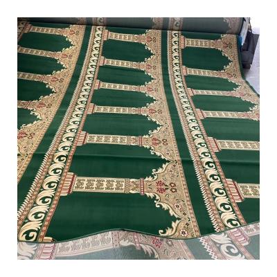 China Wall to Wall Muslim Prayer Carpet Roll for Mosque 3.66/4m*25m Rectangle Pattern Design for sale