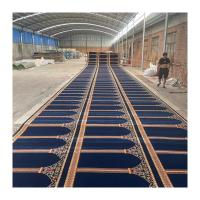 China Church and Mosque Decoration Muslim Wall to Wall Prayer Carpet Roll with Soft Texture for sale