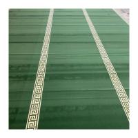 China Antimicrobial Rectangle Mosque Prayer Carpet Roll for Wall to Wall Installation for sale
