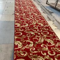 China Antimicrobial Rectangle Mosque Prayer Carpet Roll for Wall to Wall Installation for sale