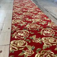 China Antimicrobial Rectangle Mosque Prayer Carpet Roll for Wall to Wall Installation for sale