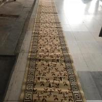 China Mosque Style Rectangle Muslim Wall to Wall Carpet Roll for Prayer Space Flooring for sale
