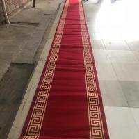 China Mosque Style Rectangle Muslim Wall to Wall Carpet Roll for Prayer Space Flooring for sale