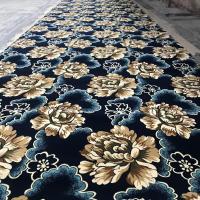 China Mosque Style Rectangle Muslim Wall to Wall Carpet Roll for Prayer Space Flooring for sale