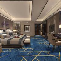 China Tufted Axminister Carpet Wall To Wall Carpet For Hotel Ballroom Tufted Puzzle Pattern for sale