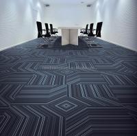 China Machine Made PP/Nylon Waterproof Fireproof Carpet Tiles ND7214 in with Loop Pile Pattern for sale