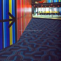 China Machine Made PP/Nylon Waterproof Fireproof Carpet Tiles ND7214 in with Loop Pile Pattern for sale