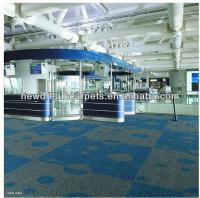 China 100 by 100 Size Loop Pile Office Fireproof Carpet Tile for Canton Carpet Manufactured for sale