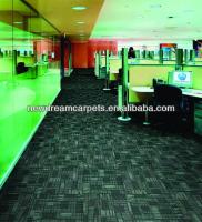 China 100 by 100 Size Loop Pile Office Fireproof Carpet Tile for Canton Carpet Manufactured for sale