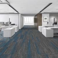 China 6mm Total Thickness 50x50 60x60 Square Size Loop Pile Carpet Tiles for Hotel and Office for sale