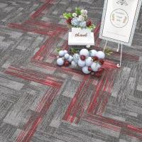 China Hotel and Office Nylon Carpet Tiles 50x50 Square Size Total Thickness 6mm Easy to Install for sale