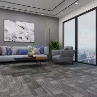 China Hotel and Office Nylon Carpet Tiles 50x50 Square Size Total Thickness 6mm Easy to Install for sale