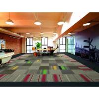 China Customized 50x50 Nylon Printing Hotel Carpet Tile for Office and Commercial Flooring for sale
