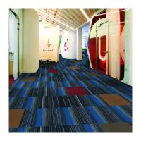 China Customized 50x50 Nylon Printing Hotel Carpet Tile for Office and Commercial Flooring for sale