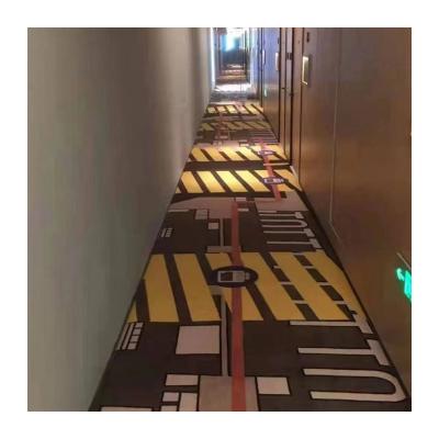 China Wall to Wall Axminster Carpet Non-Slip Luxury Style Flooring Printing Customized Design for sale