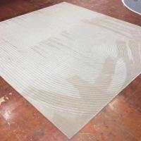 China Handmade Turkish Silk Marine Carpet with Customized Trellis Pattern and Craftsmanship for sale