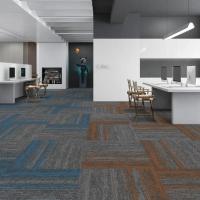 China Easy-to-Install 1/12 Tufting Gauge Carpet Tiles for Hotel and Office Modern Design for sale