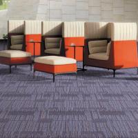 China Easy-to-Install 1/12 Tufting Gauge Carpet Tiles for Hotel and Office Modern Design for sale