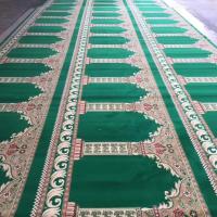 China Nylon Muslim Wall to Wall Prayer Carpet Roll Printing Mosque Carpet with Plain Style for sale