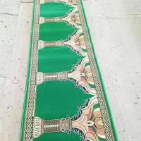 China Nylon Muslim Wall to Wall Prayer Carpet Roll Printing Mosque Carpet with Plain Style for sale