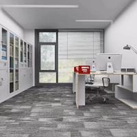 China Total thickness 6±1mm 100% Nylon 50x50 Carpet Tiles for Office Commercial Environment for sale