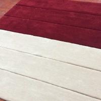 China Medium Pile Handmade Tufting White Color Carpet and Rug Custom Design for Modern Style for sale