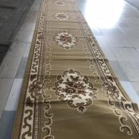 China Easy to Clean Solid Muslim Wall to Wall Prayer Carpet Roll for Mosque Tapis de Priere for sale